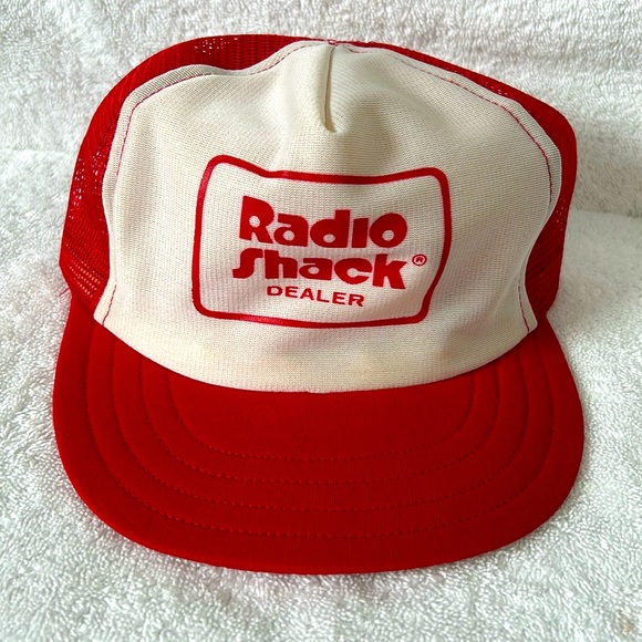 Source Unknown | Accessories | Vintage Trucker Hat Radio Shack Dealer ...